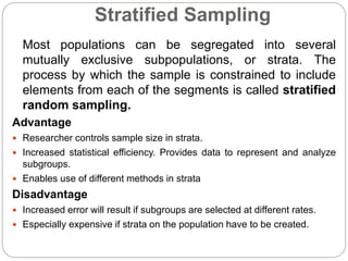 Sample Designs and Sampling Procedures | PPT