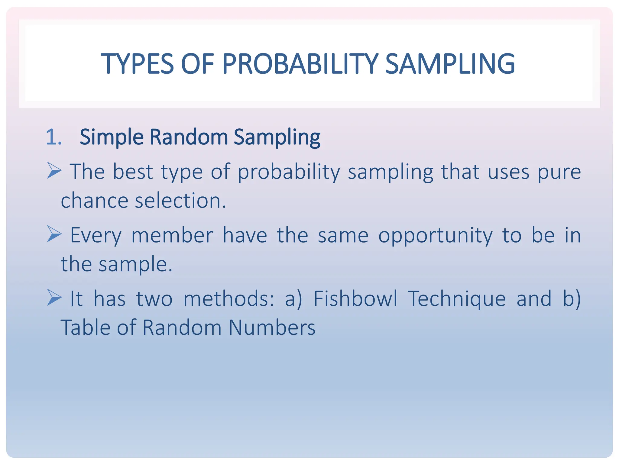 Introduction to Sampling and Its Types.pptx | Science