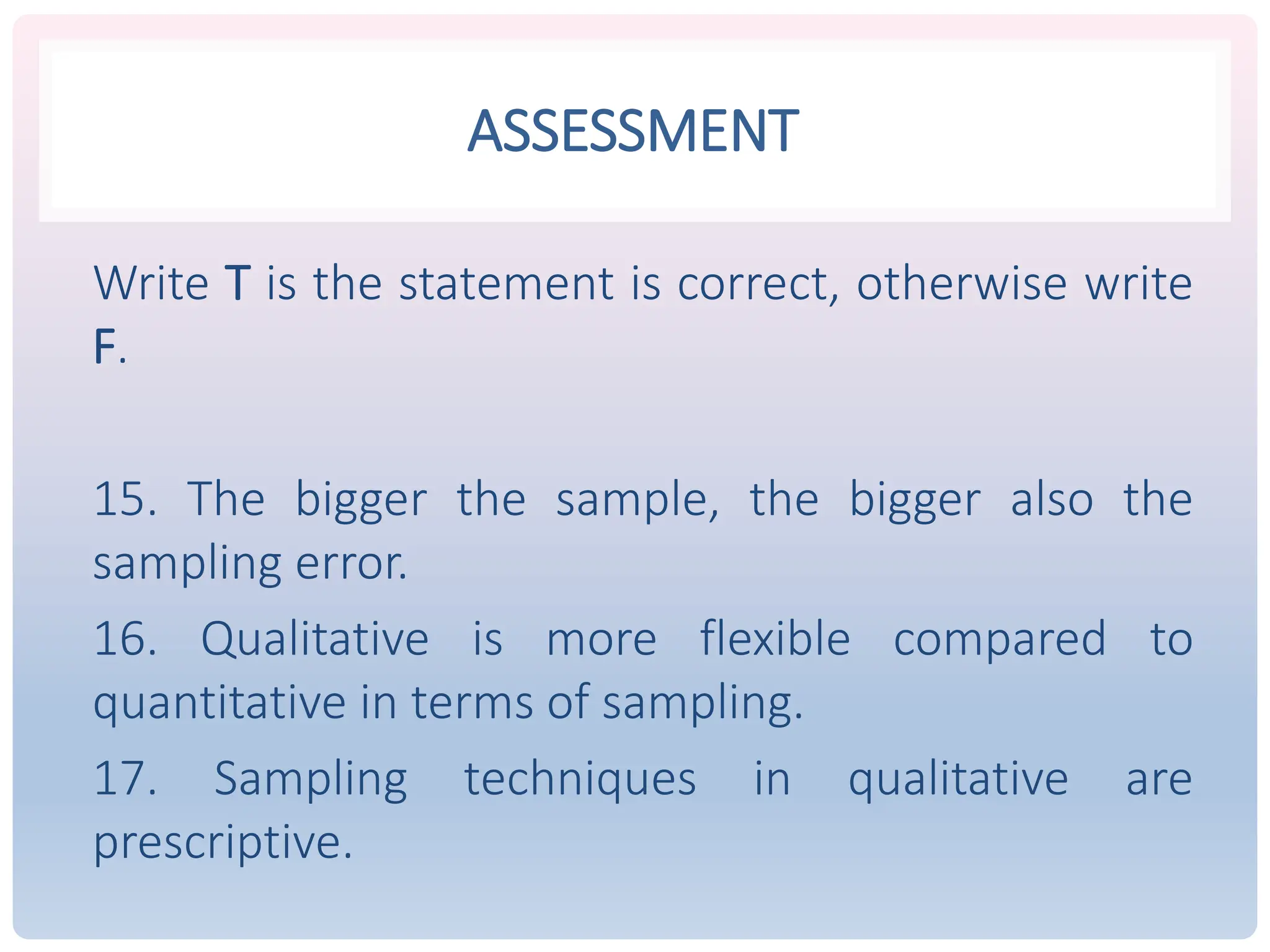 Introduction to Sampling and Its Types.pptx | Science