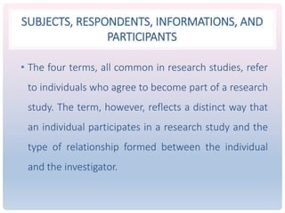 Introduction to Sampling and Its Types.pptx | Science