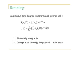 Presentation Sampling adn Reconstruction.pdf