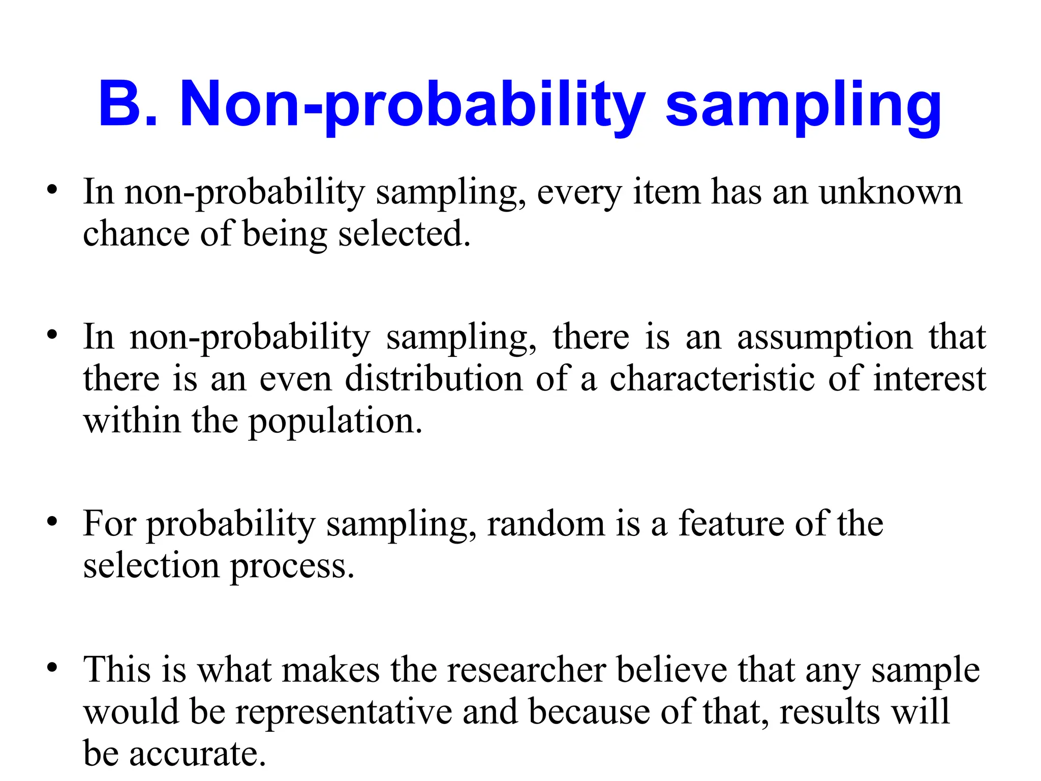 Sampling Methods for health research.ppt | Biological Sciences | Science