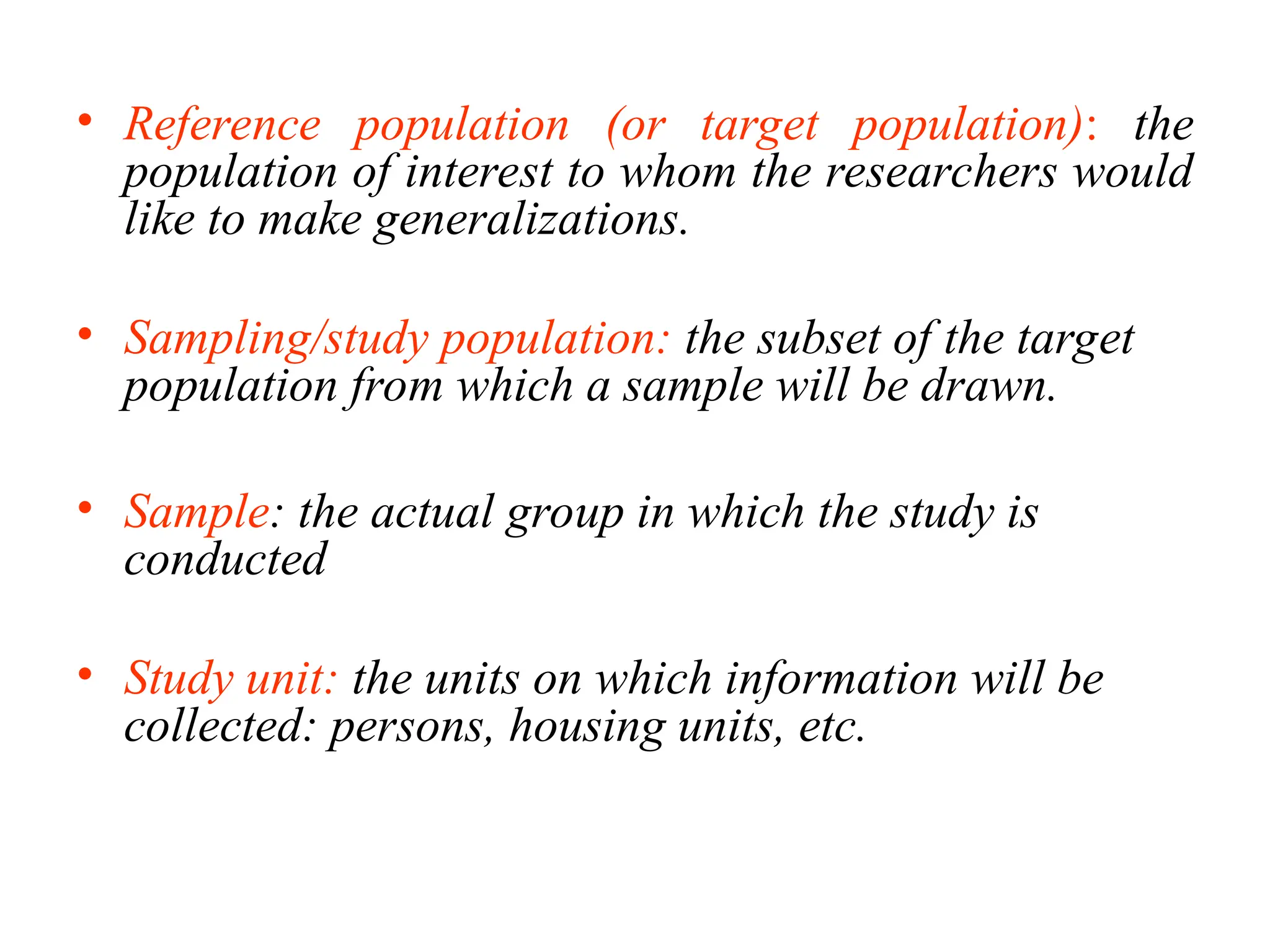 Sampling Methods for health research.ppt | Biological Sciences | Science