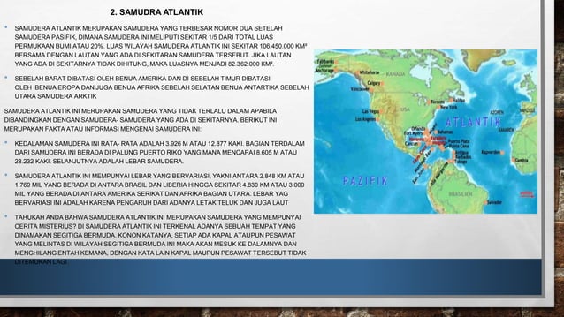 5 samudra utama dan laut besar di bumi | PPT