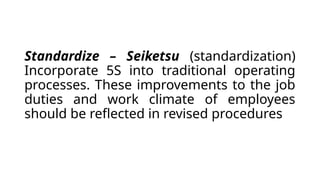 5S and 3R Principles in tle-ict css grade 9 | PPTX