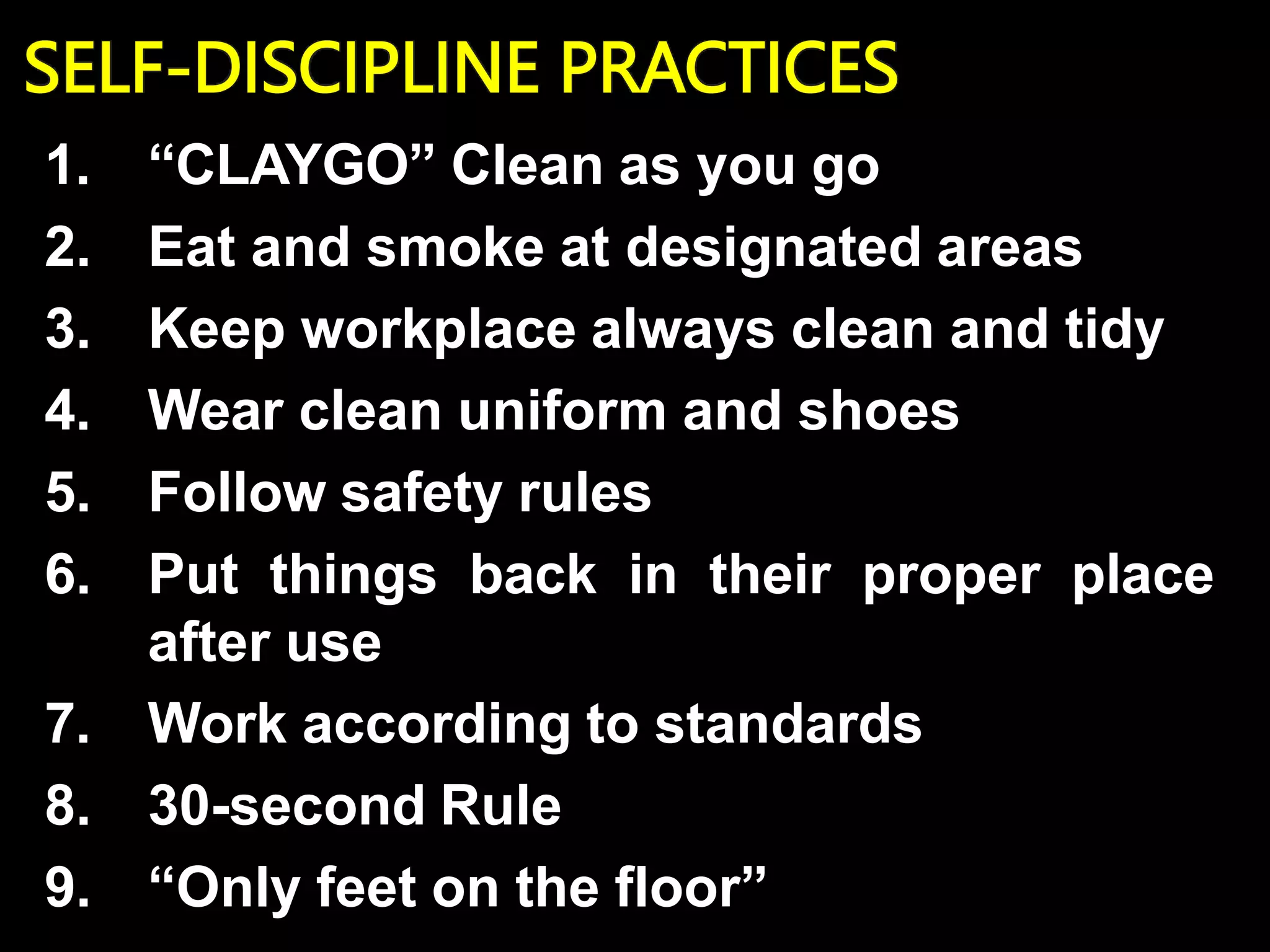 5s and Safety Tips in Workplace.pptx