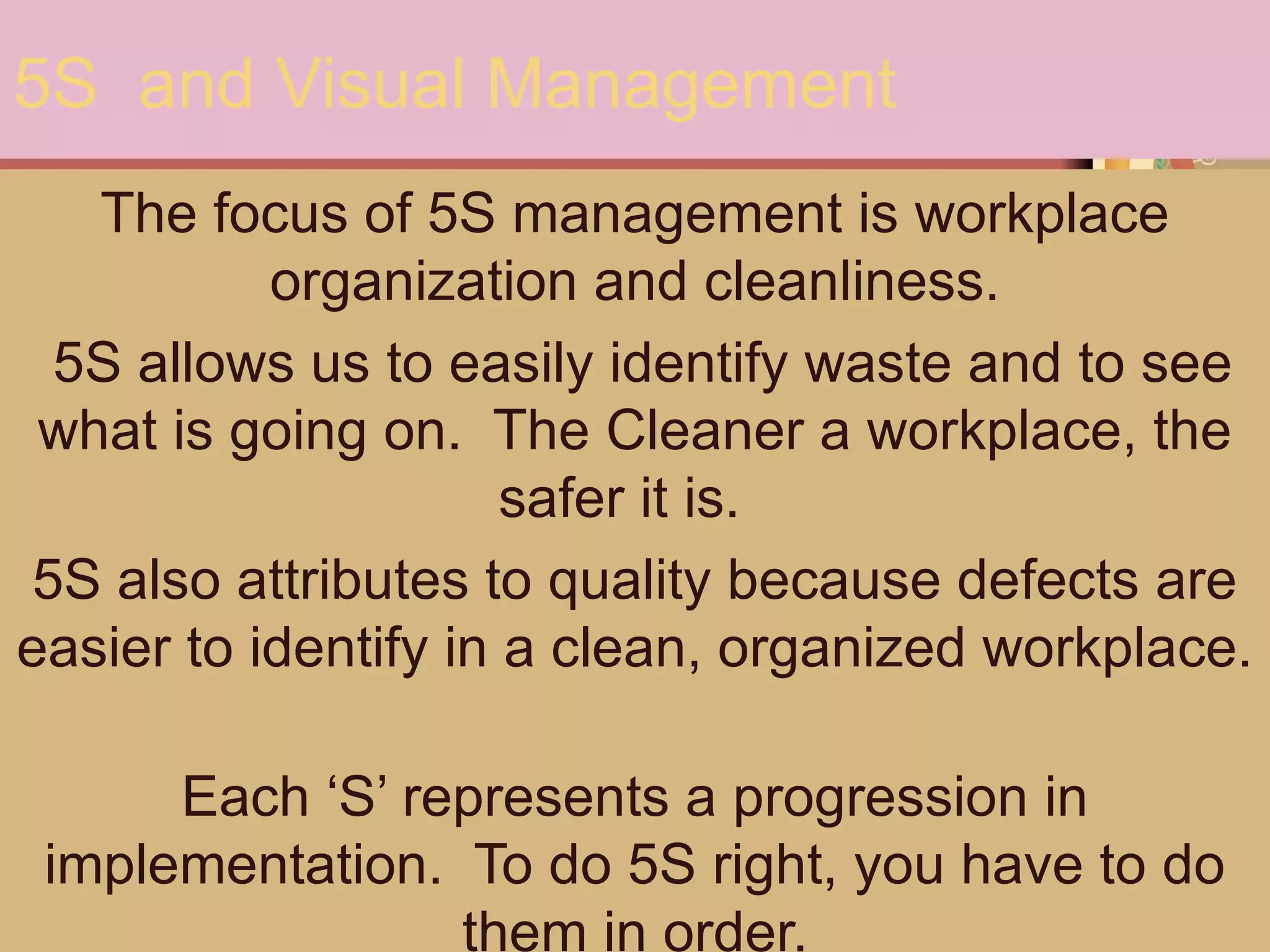 5 S And Visual Management Concise | PPT