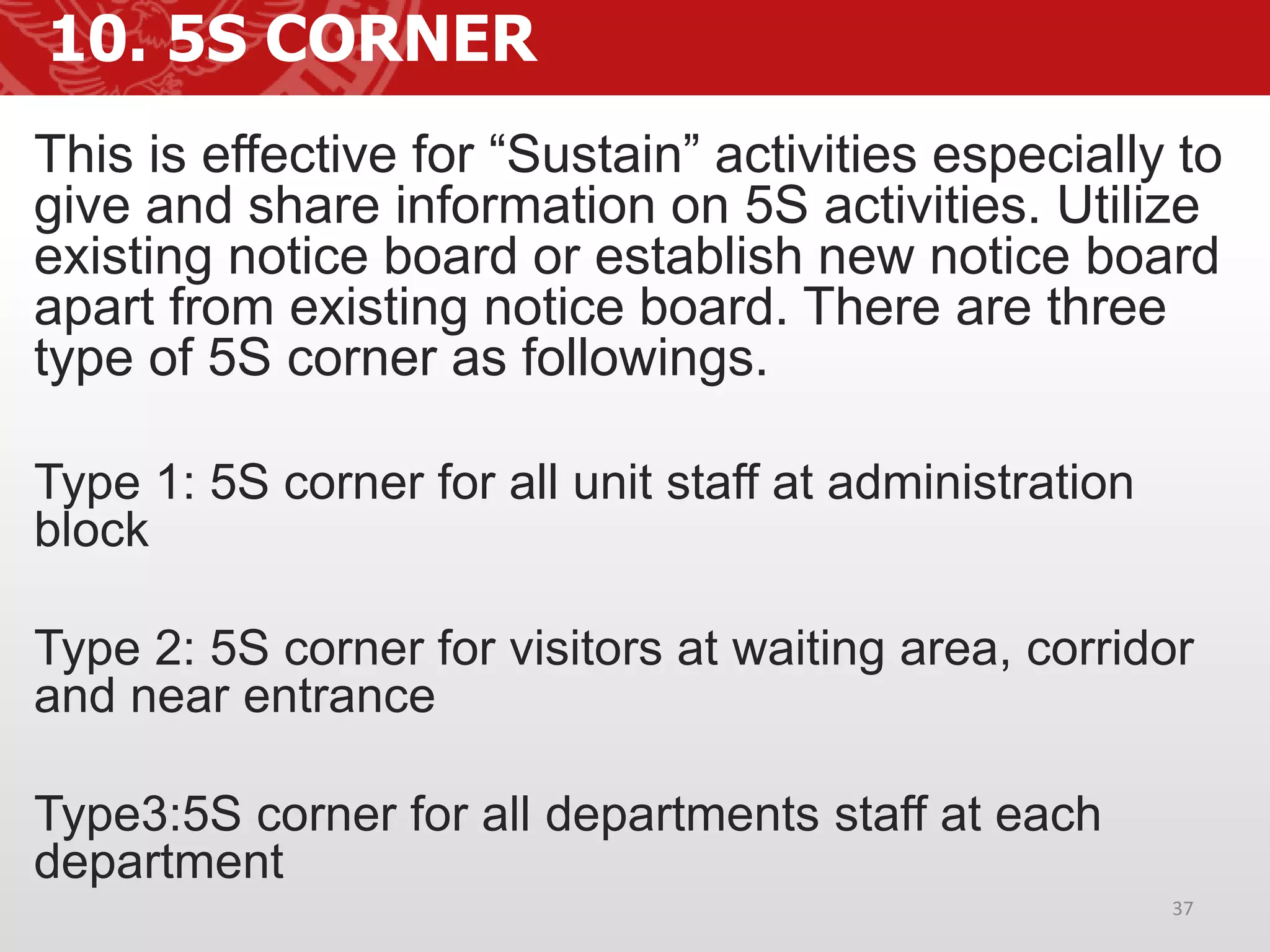 5 s and workplace productivity cet | PPTX