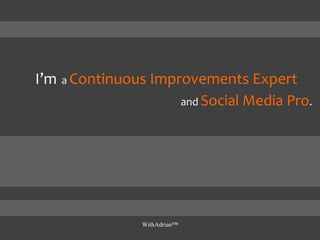 5S Assisting Kaizen Lean WithAdrian™ 2013 | PPT