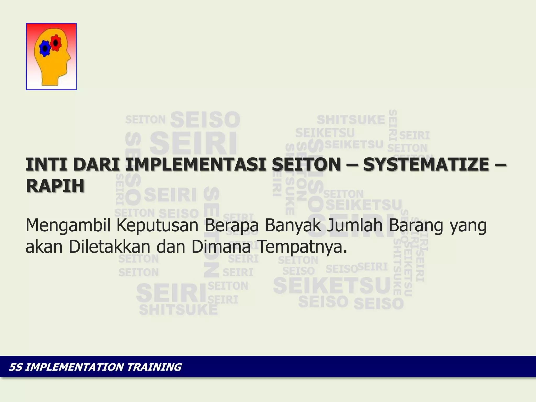 PELATIHAN IMPLEMENTASI 5R | PDF