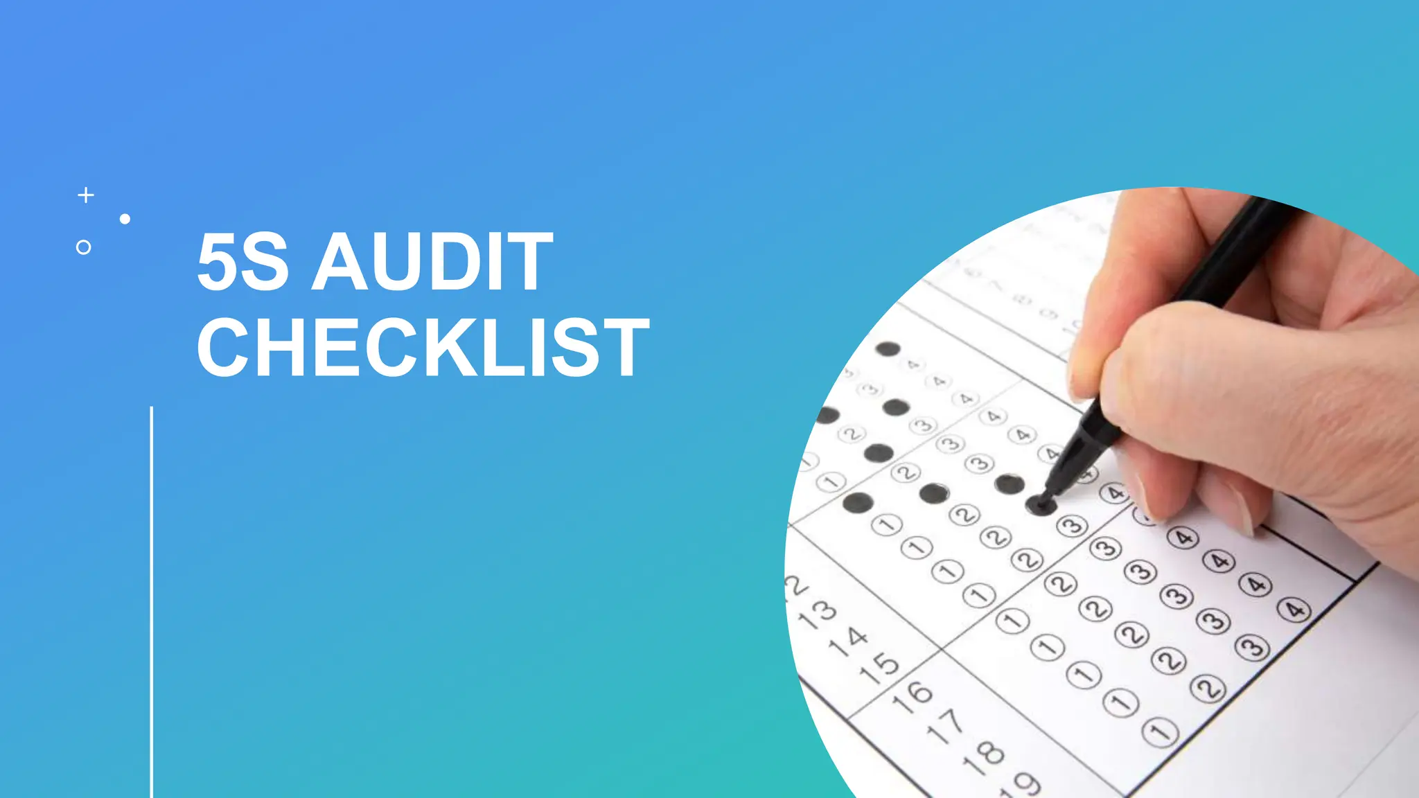 5S Audit Checklist using eAuditor Audits & Inspections | PPT