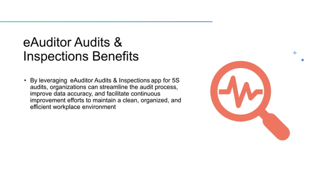 5S Audit Checklist using eAuditor Audits & Inspections | PPTX