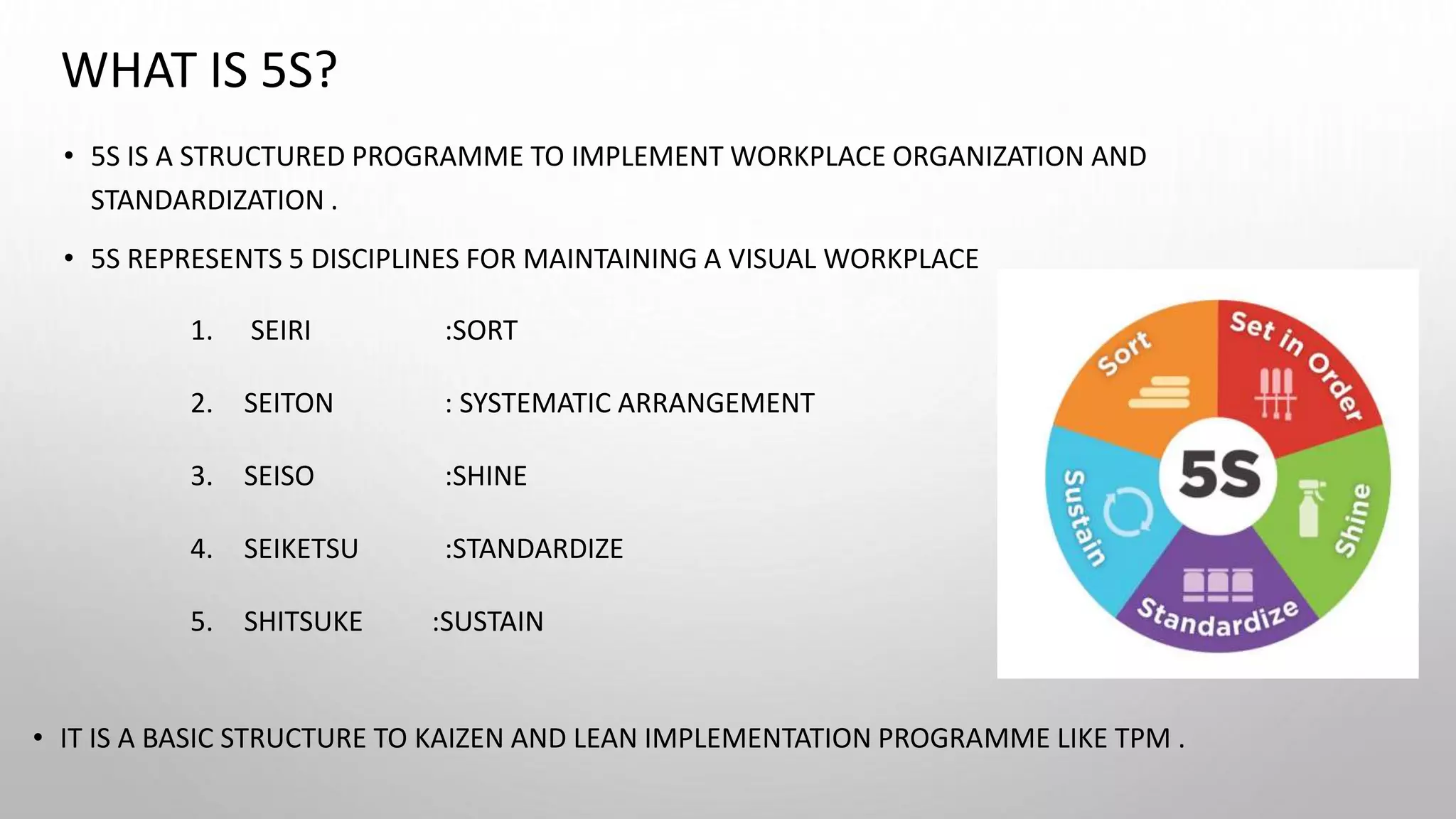 5s basic principle | PPTX