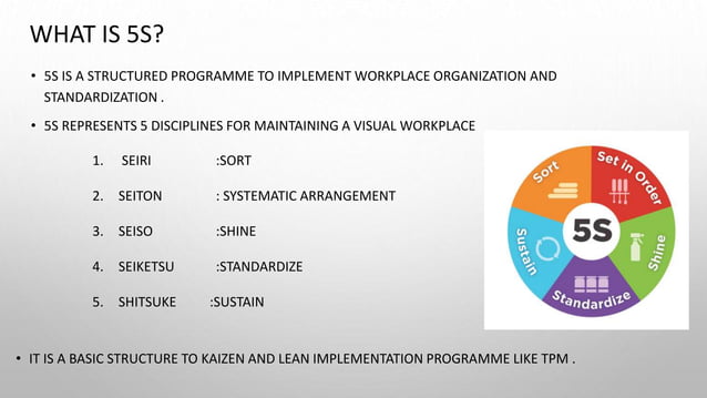 5s basic principle | PPTX