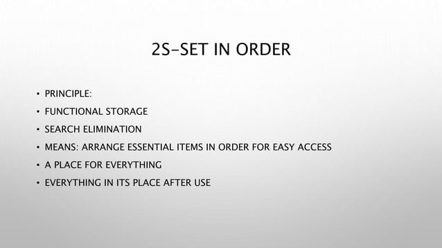 5s basic principle | PPTX