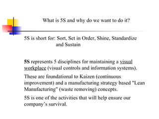 5 S Basic Training | PPT