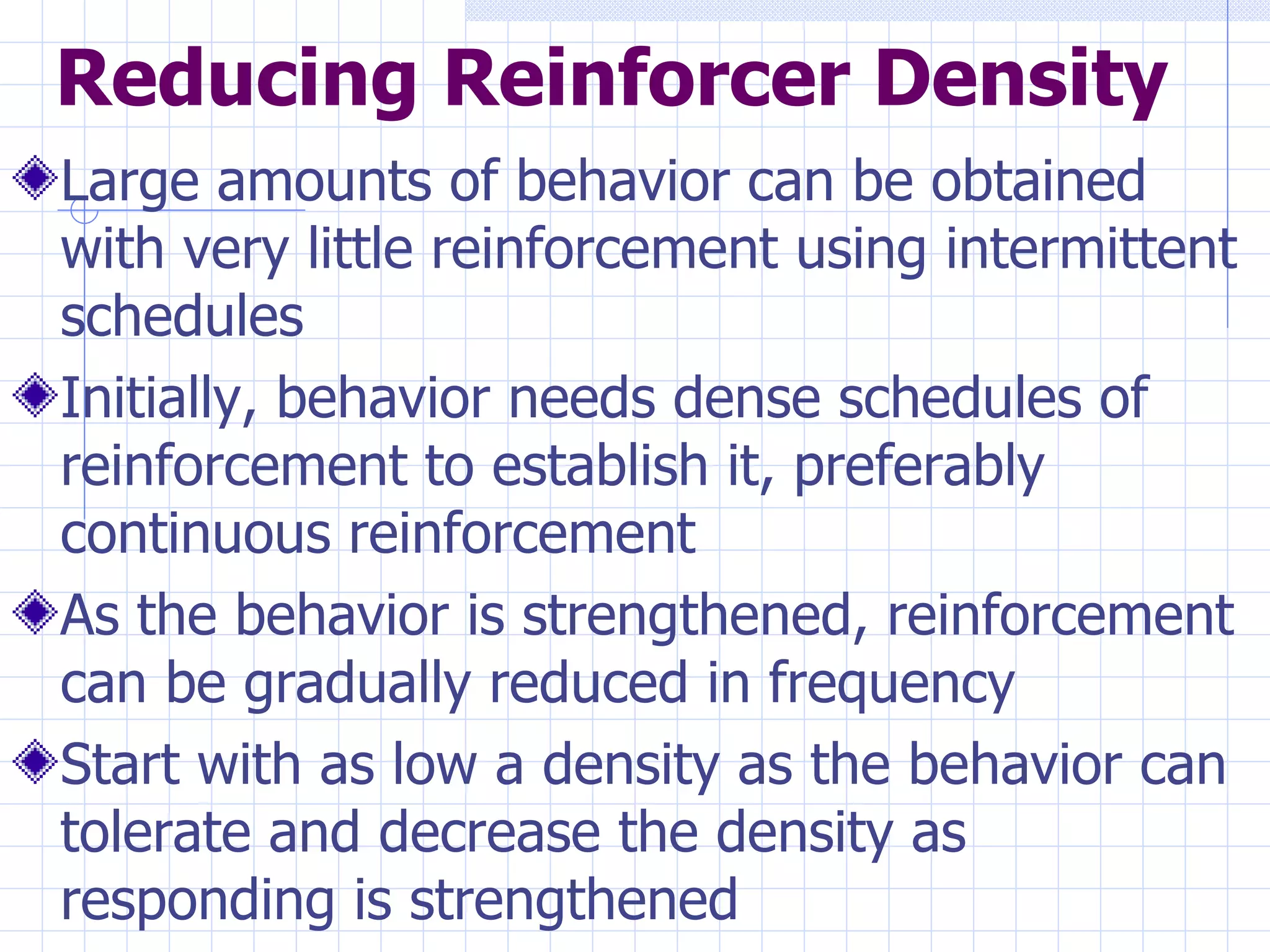schedules of reinforcement | PPT