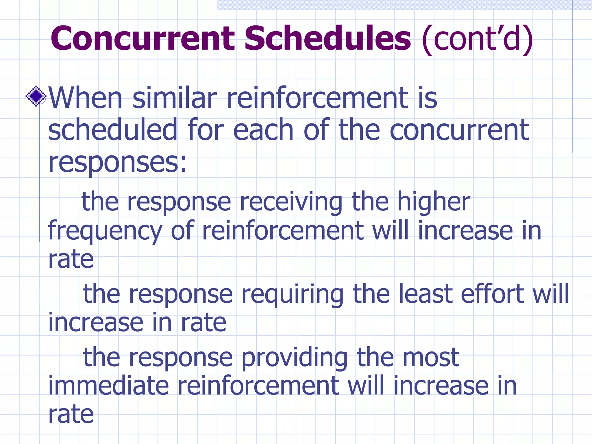 schedules of reinforcement | PPT