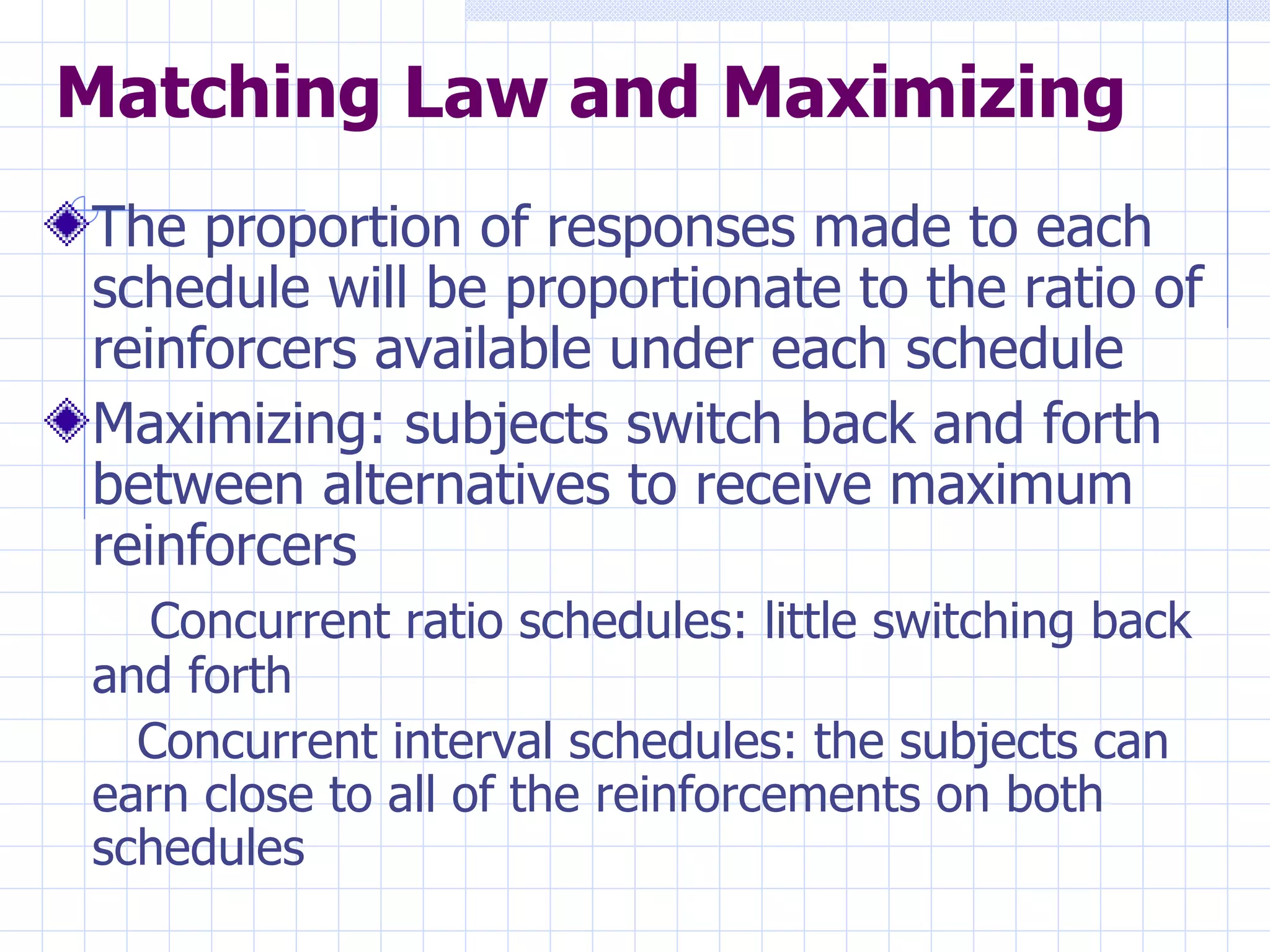 schedules of reinforcement | PPT