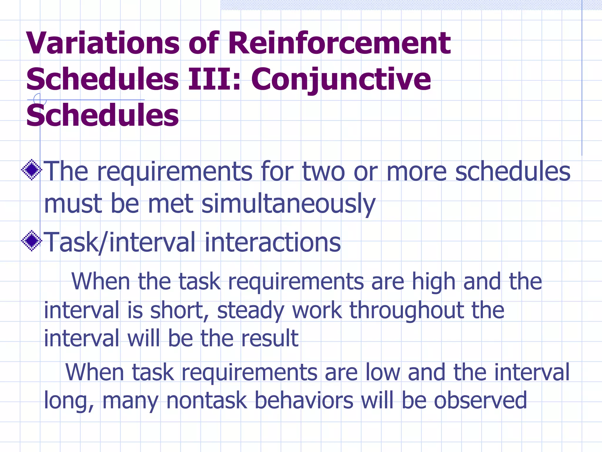 schedules of reinforcement | PPT