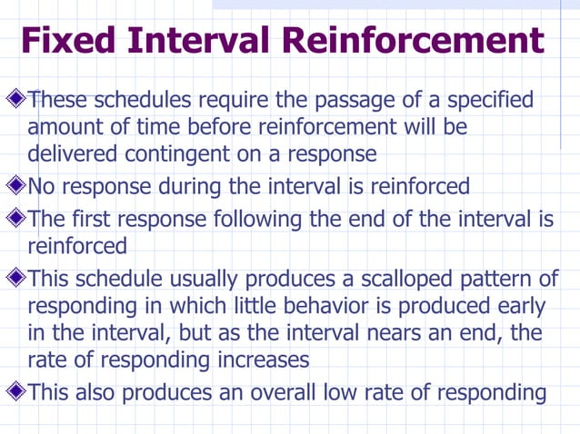 schedules of reinforcement | PPT | Science