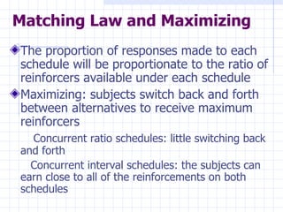 schedules of reinforcement | PPT