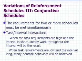 schedules of reinforcement | PPT