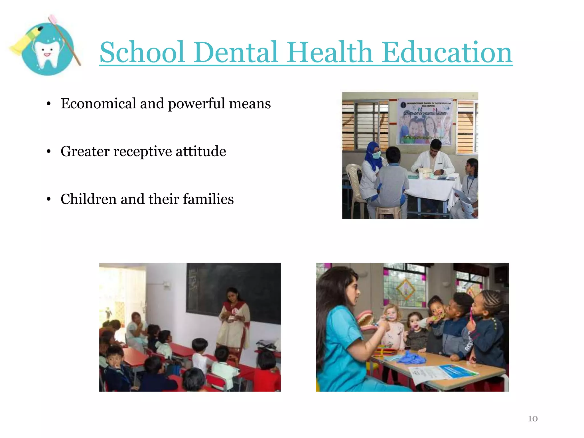 School dental health education | PPTX