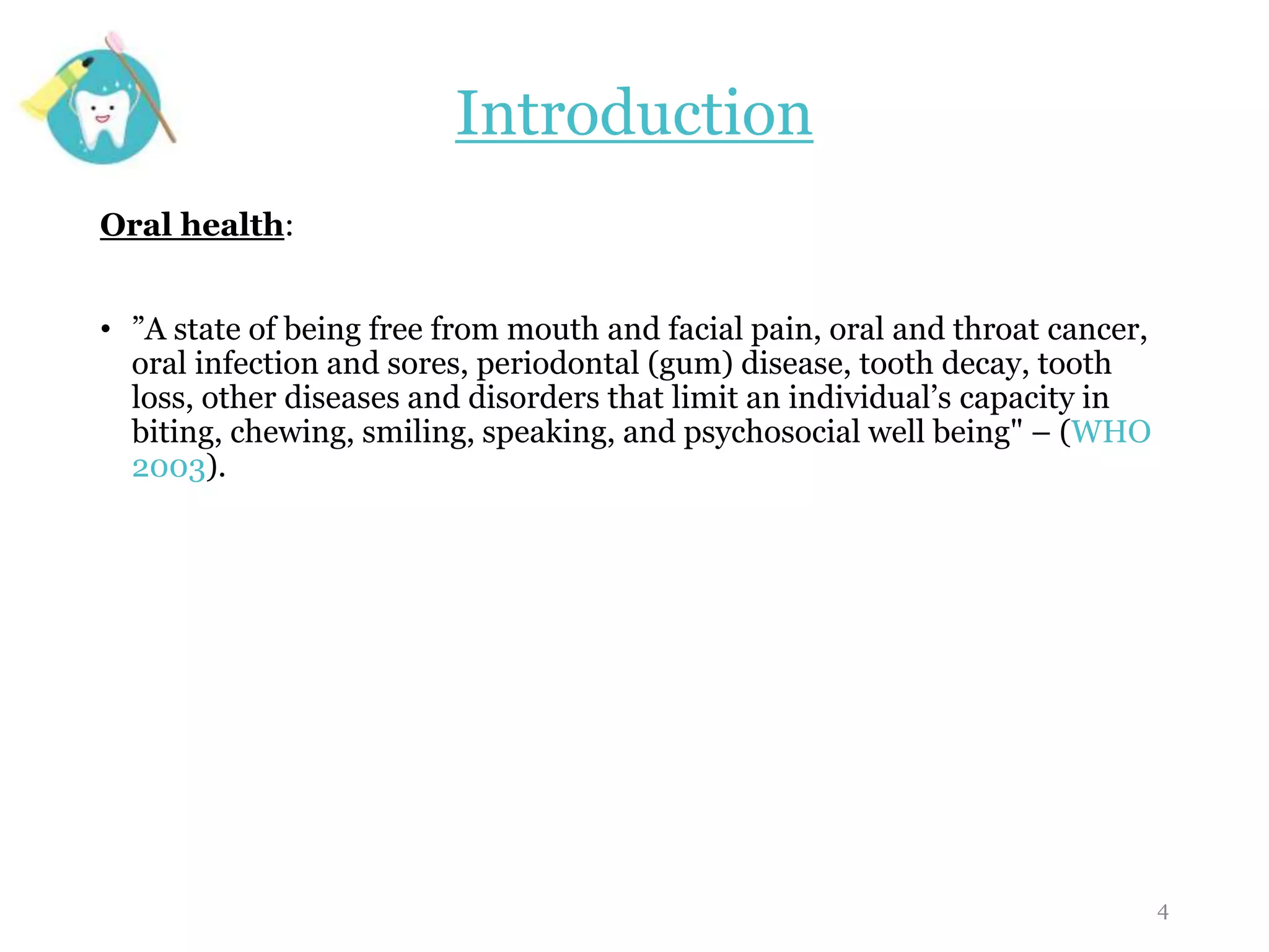 School dental health education | PPTX