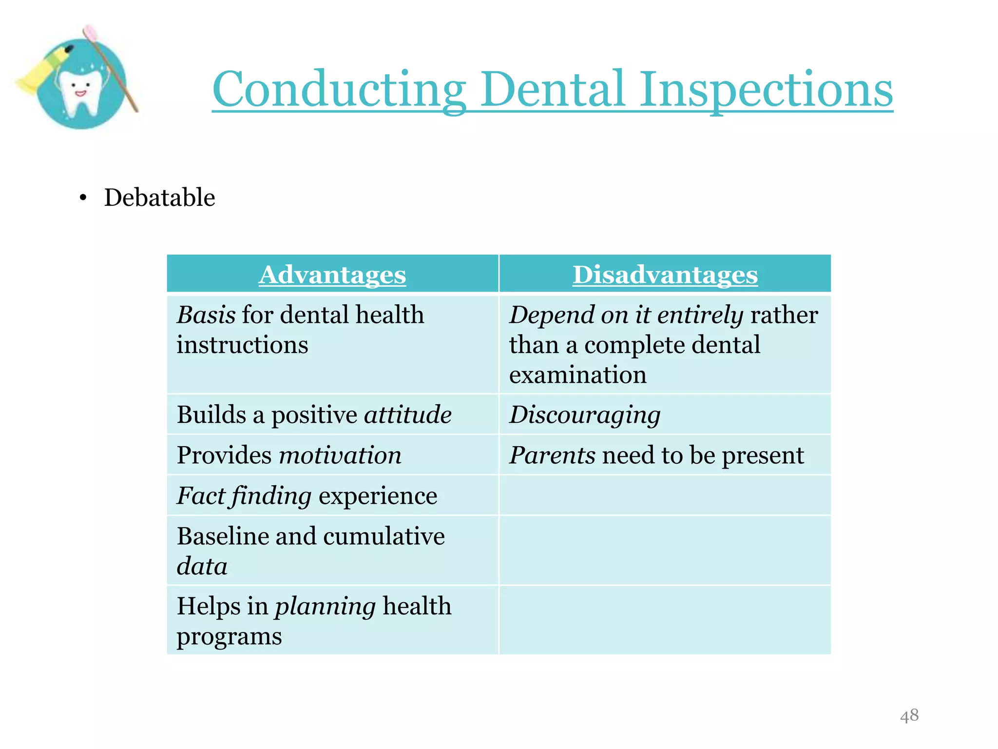 School dental health education | PPTX