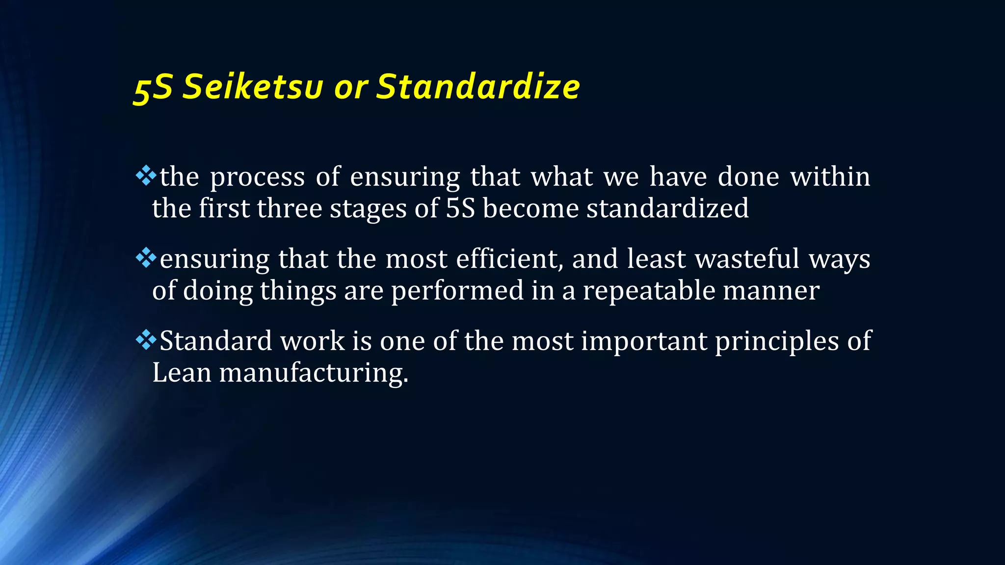 5S: Definition and Benefits | PPTX