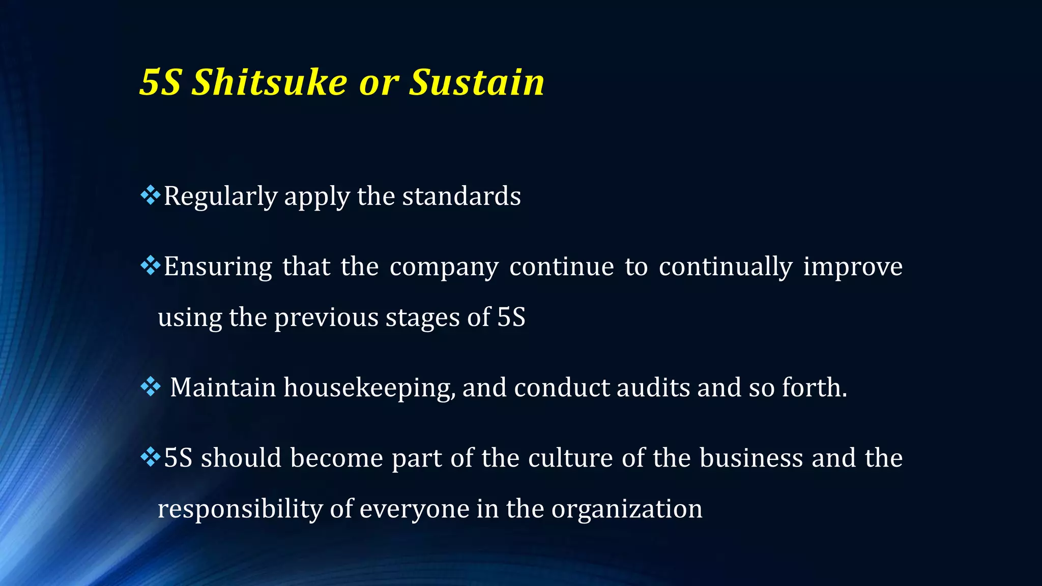 5S: Definition and Benefits | PPTX