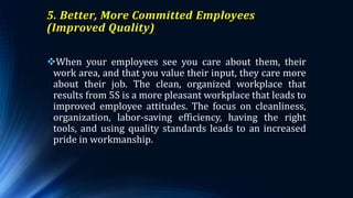 5S: Definition and Benefits | PPTX