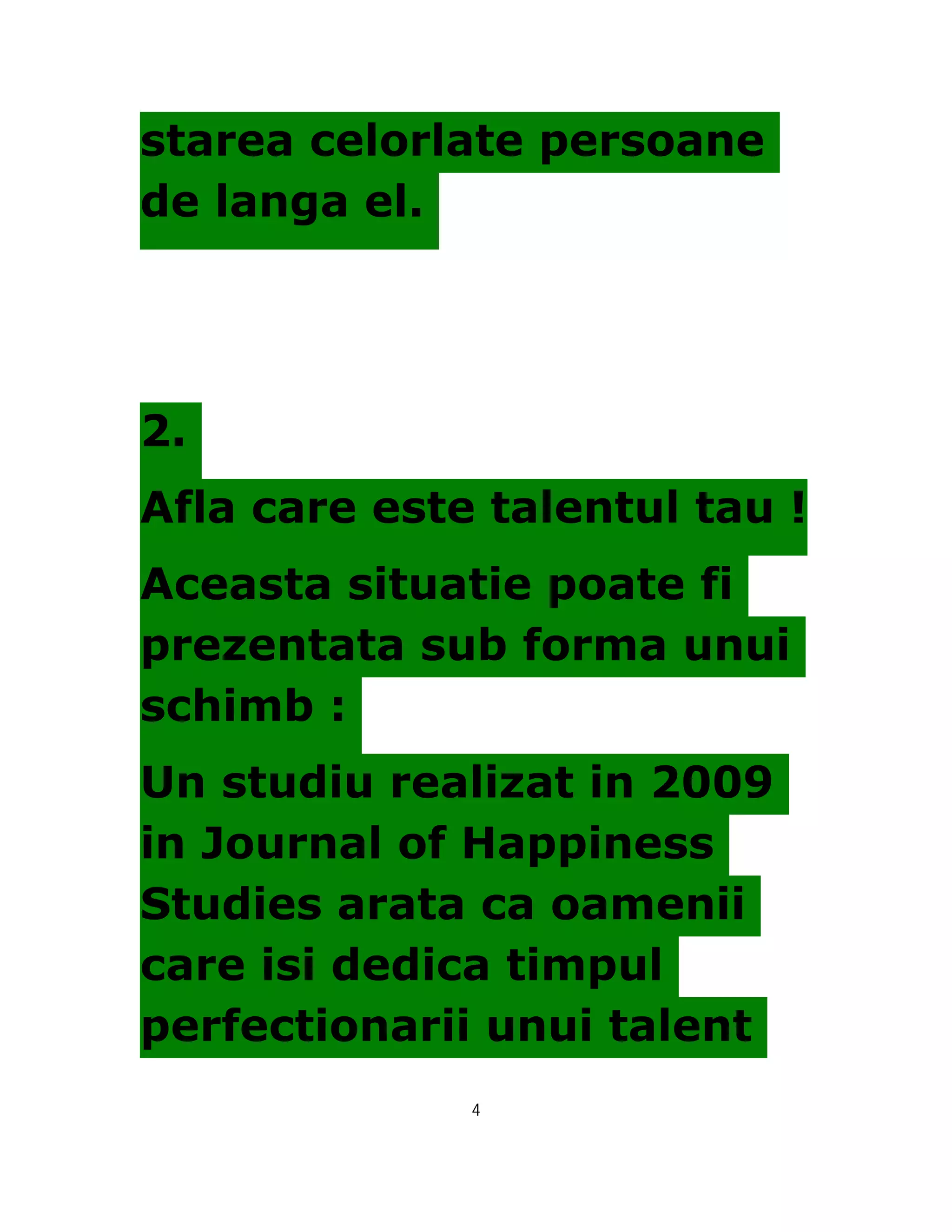 5 Secrete despre Fericire | PDF