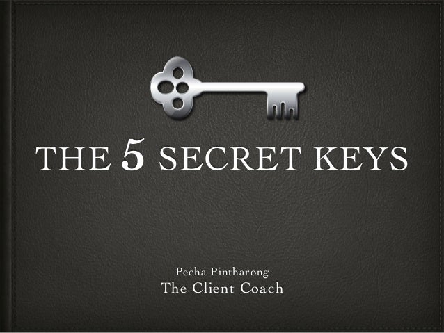 5 secret keys to success