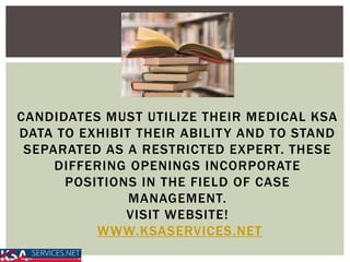 5 Secrets for Successful KSA Writing | PPT