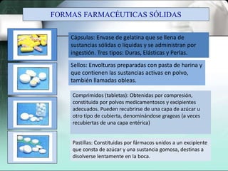 5° semana forma de presentacion de los medicamentos | PPTX