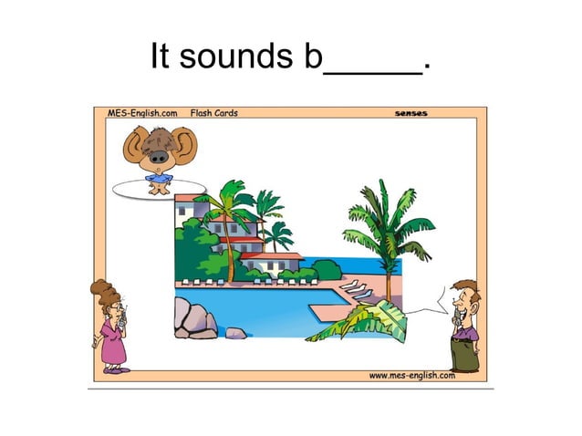 5 senses Flashcards Sentences | PPT