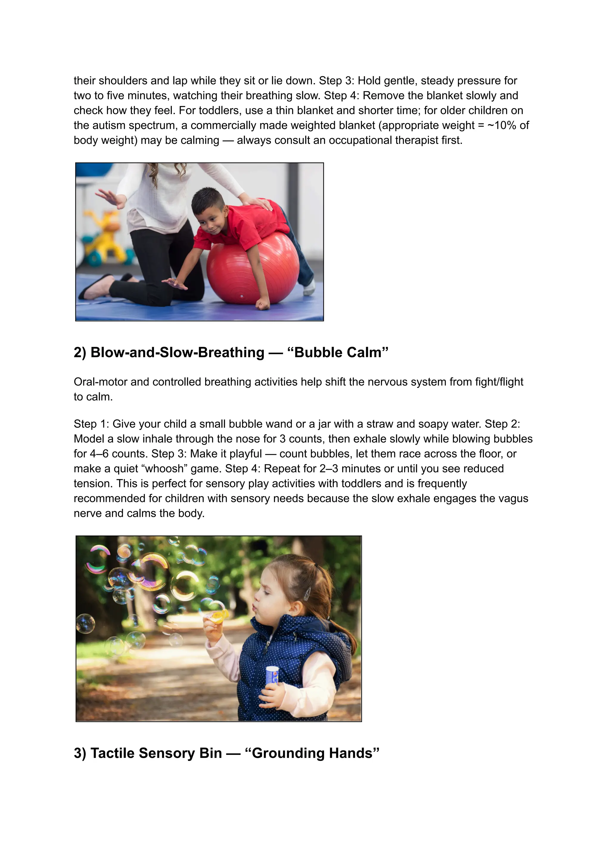 5 Sensory Activities to Instantly Calm Your Child's Sensory Overload ...