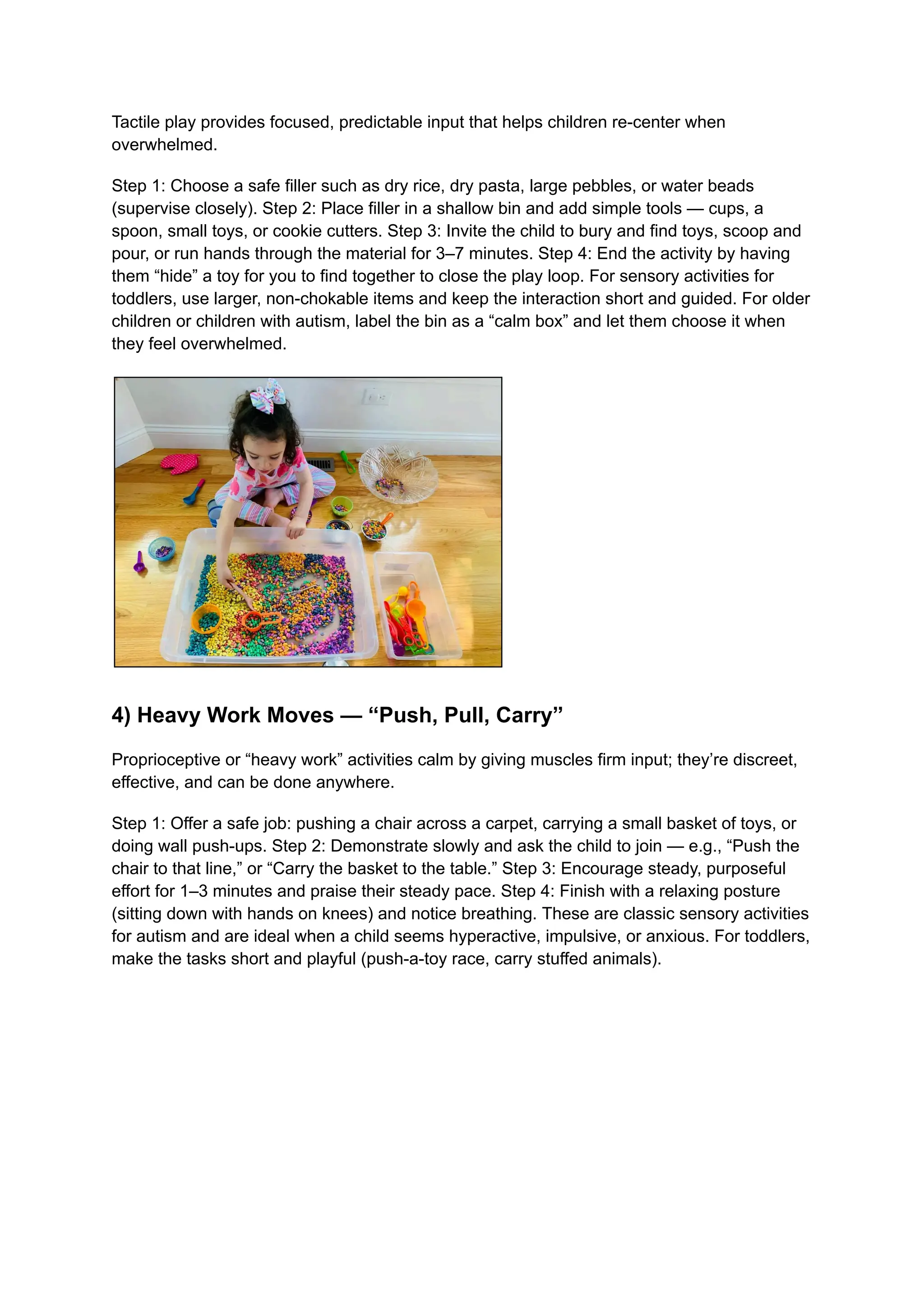 5 Sensory Activities to Instantly Calm Your Child's Sensory Overload ...