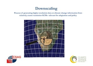 Downscaling and its limitation on climate change impact assessments | PDF