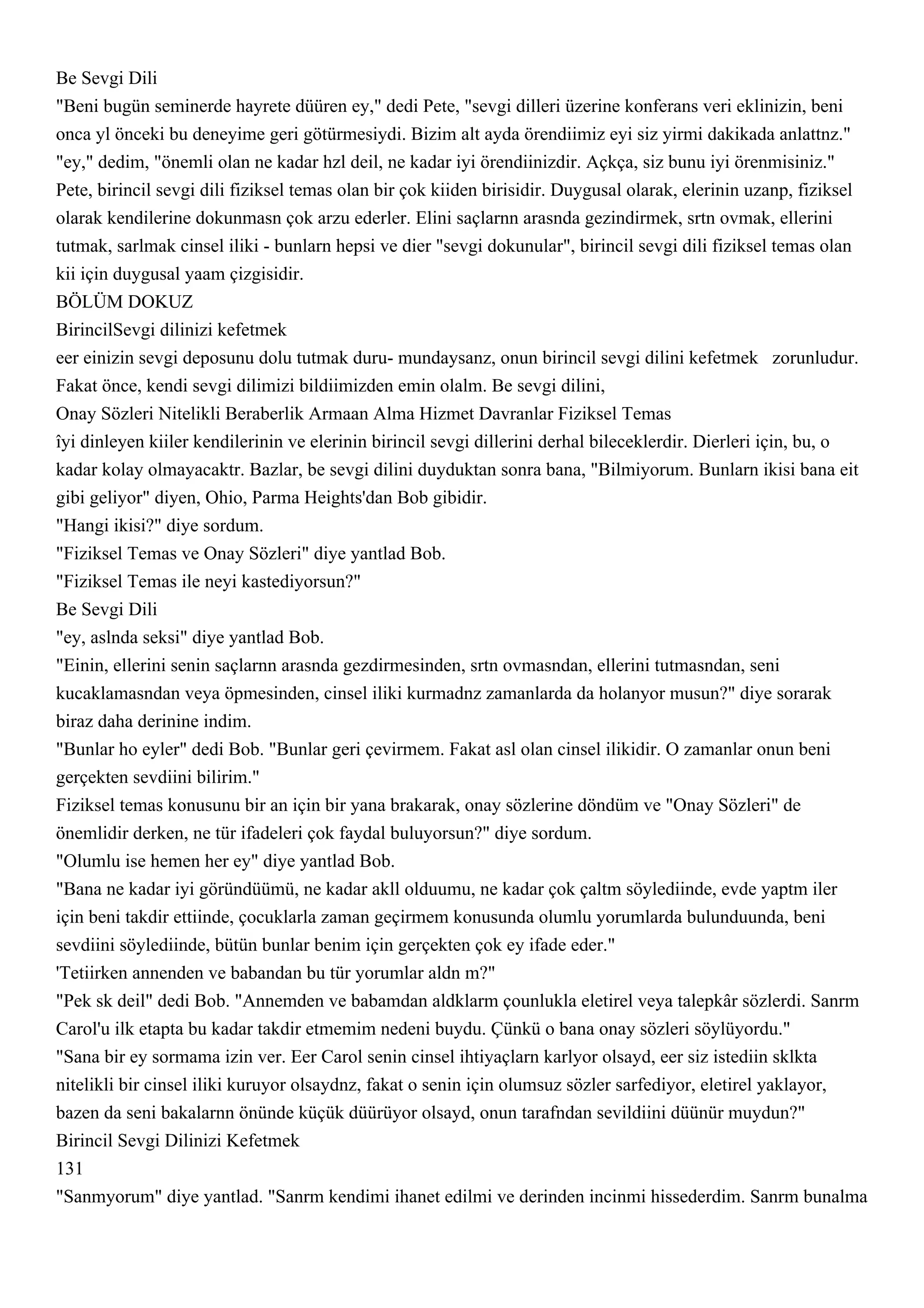 5 sevgi dili garry chapman | PDF