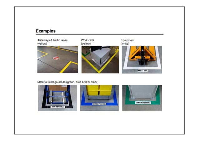 5S Floor Marking Colour Standards | PDF