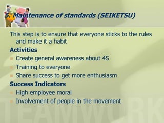 5 s for housekeeping and workplace management | PPTX