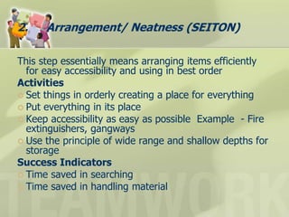 5 s for housekeeping and workplace management | PPTX