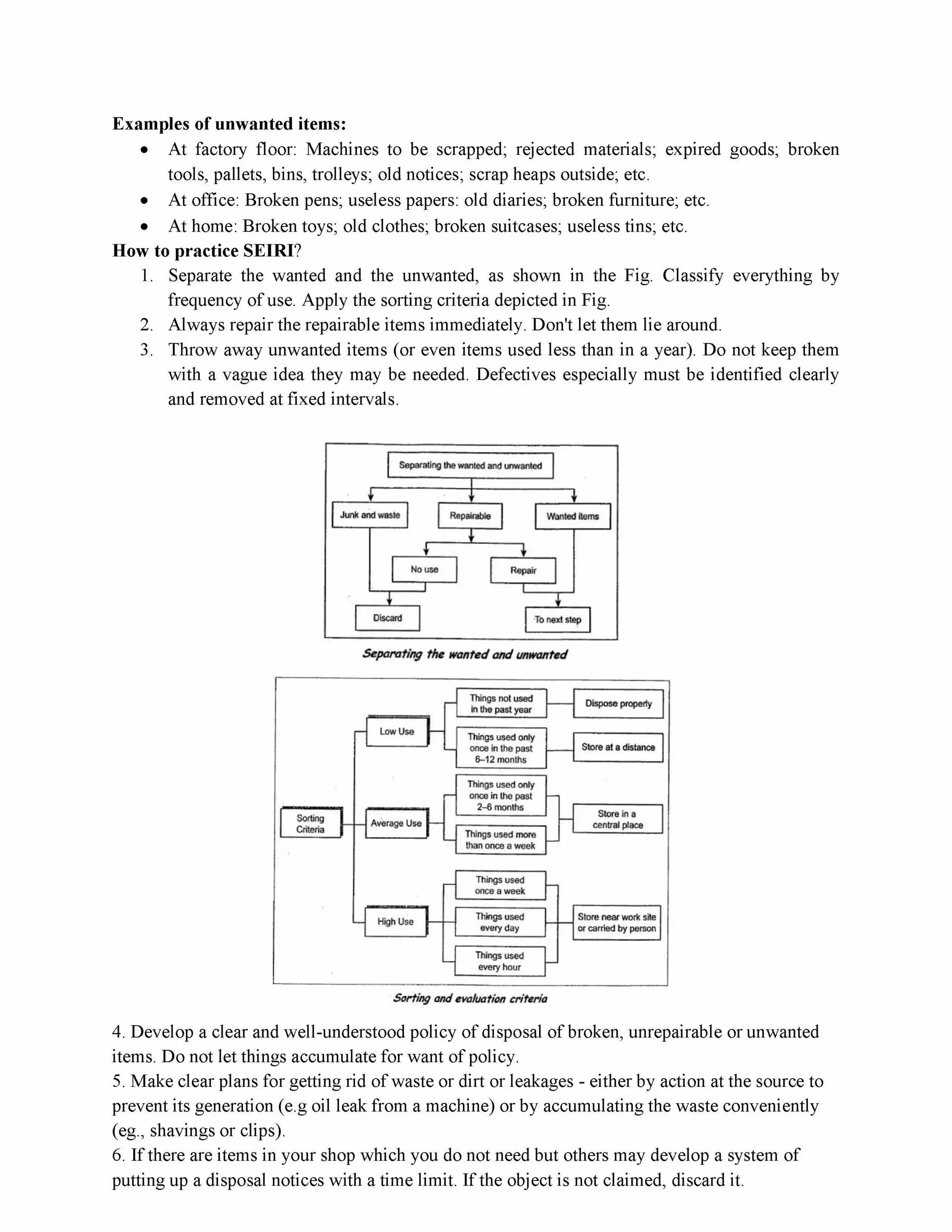 5S FOR STUDENTS in lean manufacturing concepts | PDF