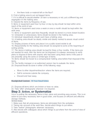 5s guide | DOCX