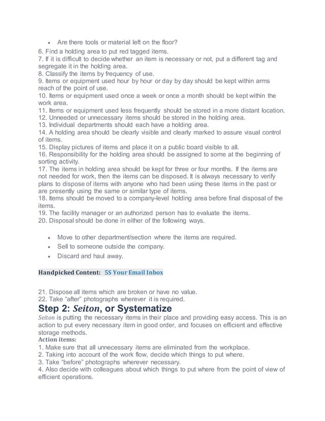 5s guide | DOCX