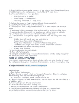 5s guide | DOCX