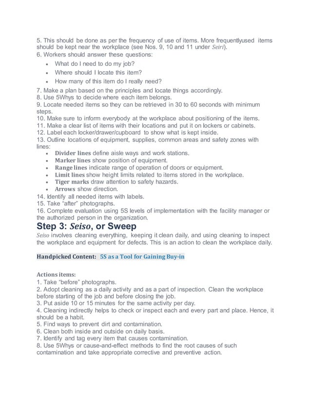 5s guide | DOCX